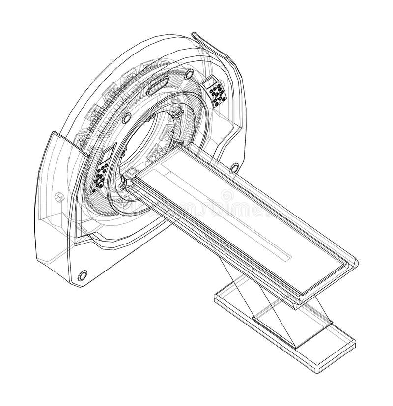 Ct Machine Wireframe Stock Illustrations – 244 Ct Machine Wireframe ...