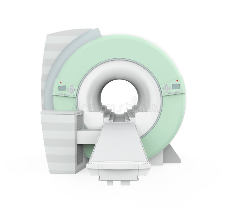 CT Scanner Tomography Isolated on White Background Stock Photo - Image ...