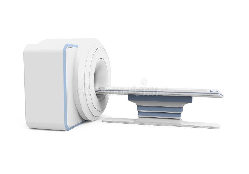 CT Scanner Tomography Isolated on White Background Stock Photo - Image ...