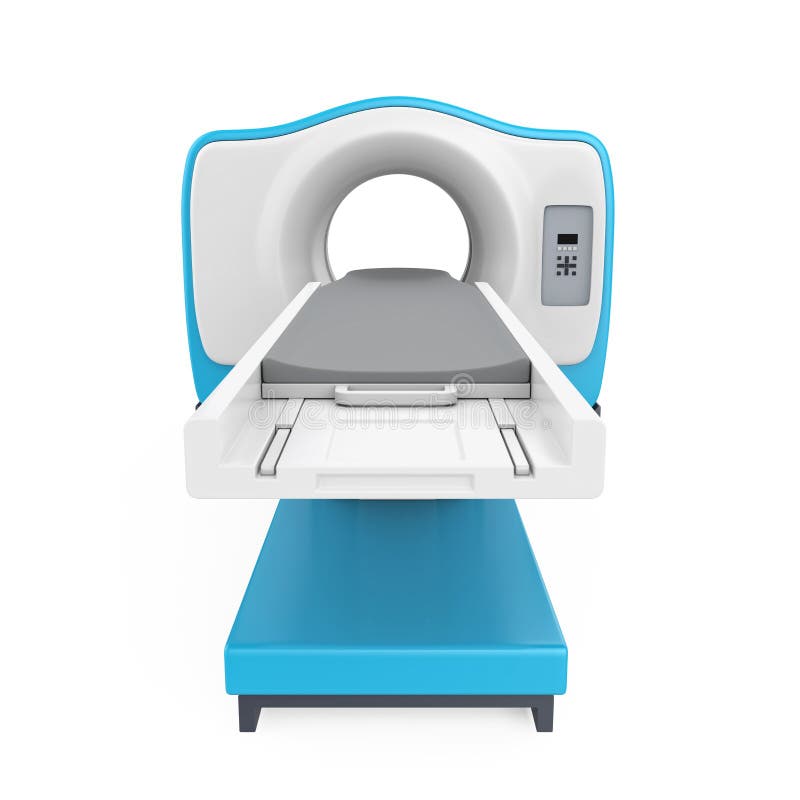 CT Scanner Tomography Isolated on White Background Stock Photo - Image ...