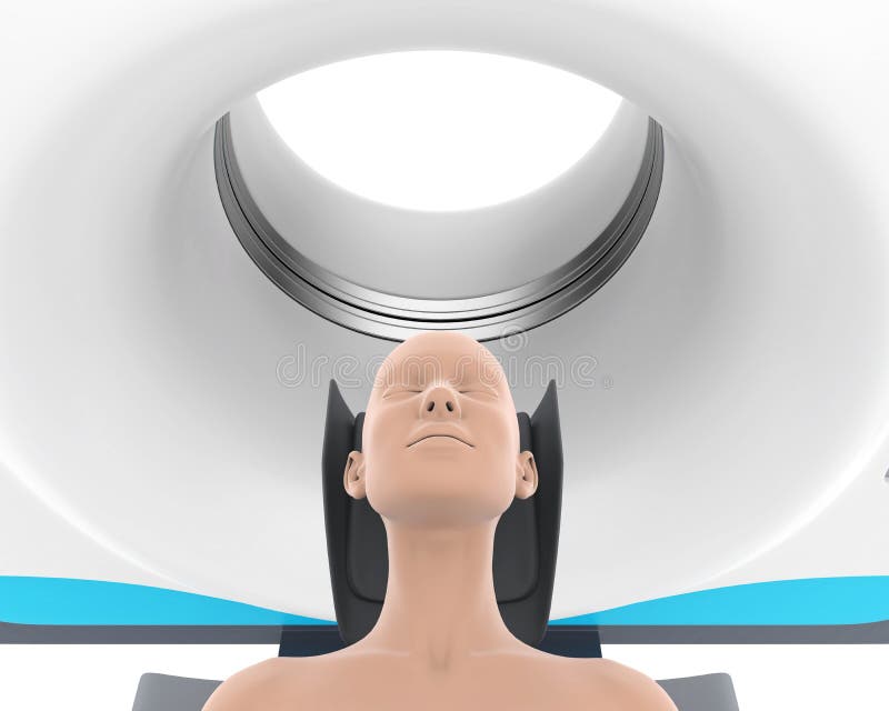 CT Scanner Tomography Isolated on White Background Stock Photo - Image ...