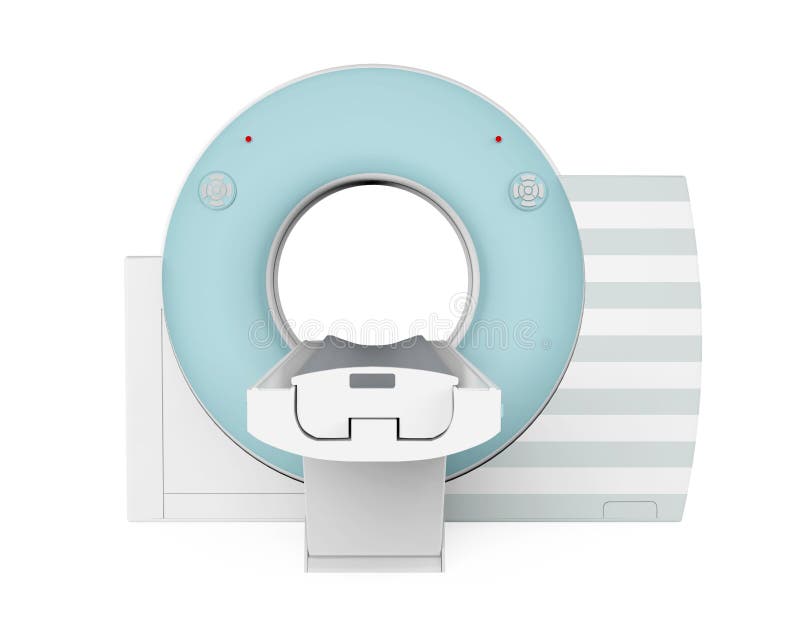 CT Scanner Tomography Isolated on White Background Stock Photo - Image ...