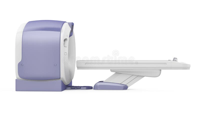 CT Scanner Tomography Isolated on White Background Stock Photo - Image ...