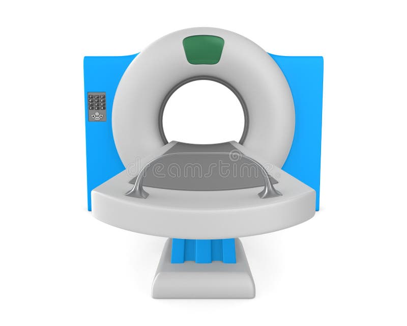 CT Scanner Tomography stock illustration. Illustration of prognosis ...