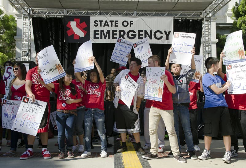 CTA State of Emergency Rally Editorial Image - Image of association ...