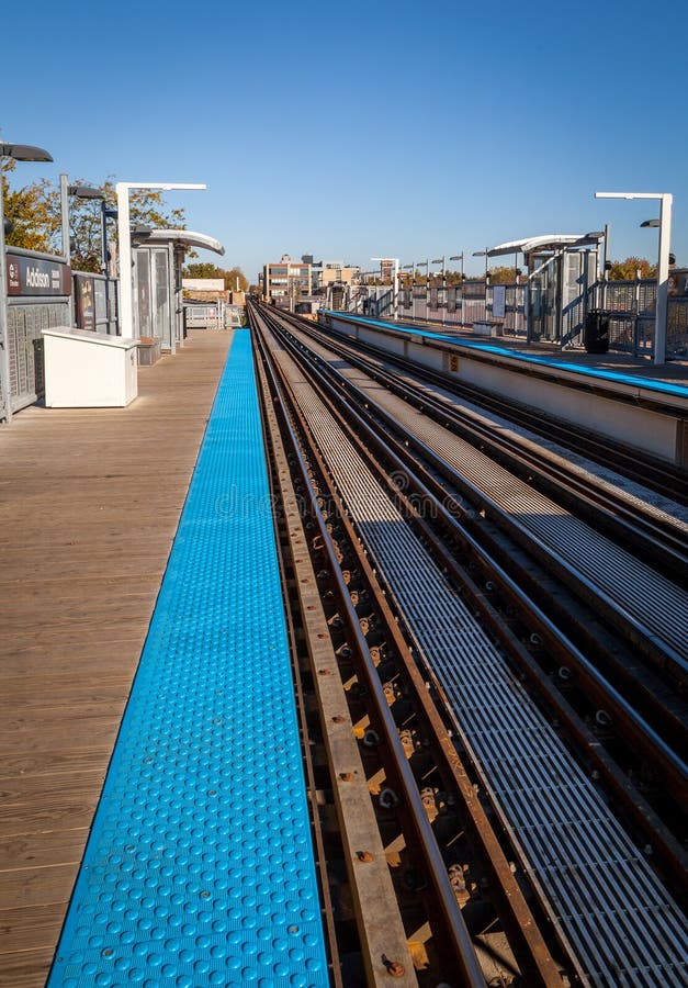 Chicago cta station stock photo. Image of transit, street - 31446408