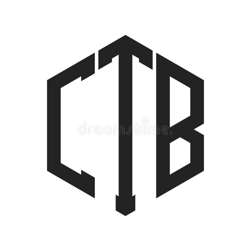 CTB Logo Design. Initial Letter CTB Monogram Logo Using Hexagon Shape ...