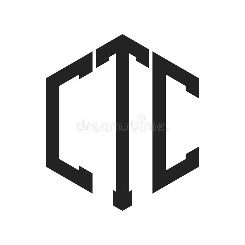 CTC Logo Design. Initial Letter CTC Monogram Logo Using Hexagon Shape ...