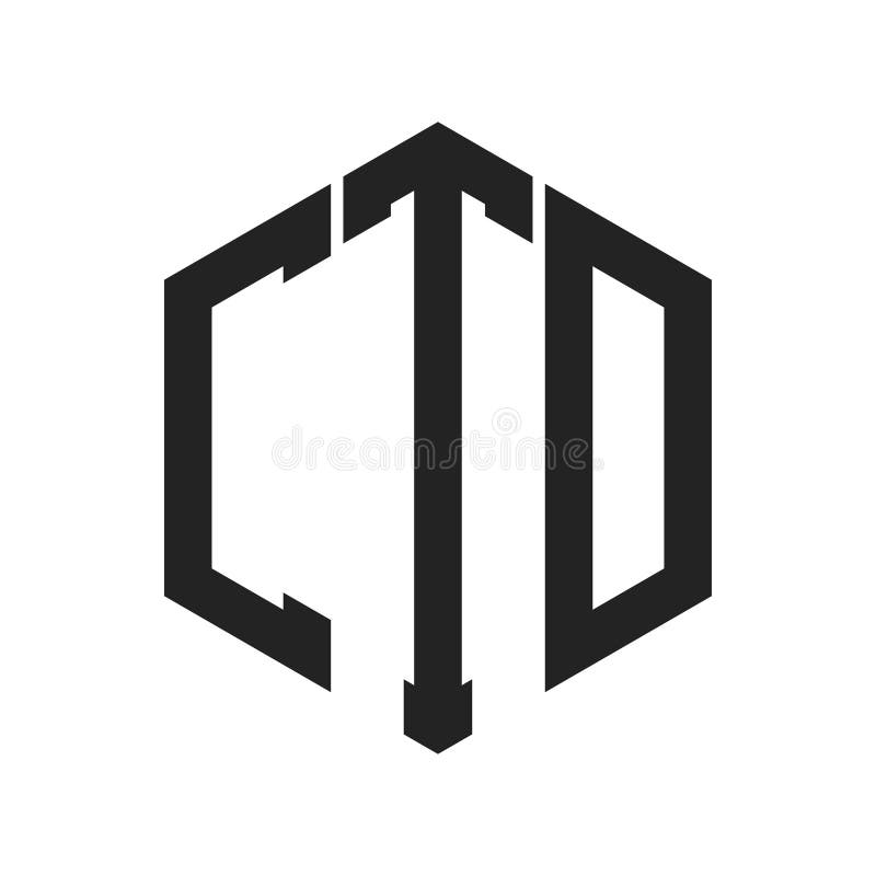 CTD Logo Design. Initial Letter CTD Monogram Logo Using Hexagon Shape ...