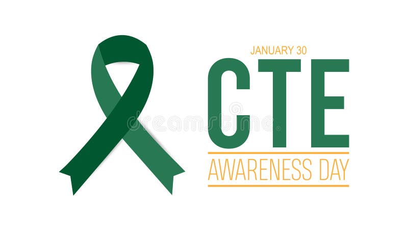 CTE Awareness Day Observed Each Year during January. Stock Vector ...