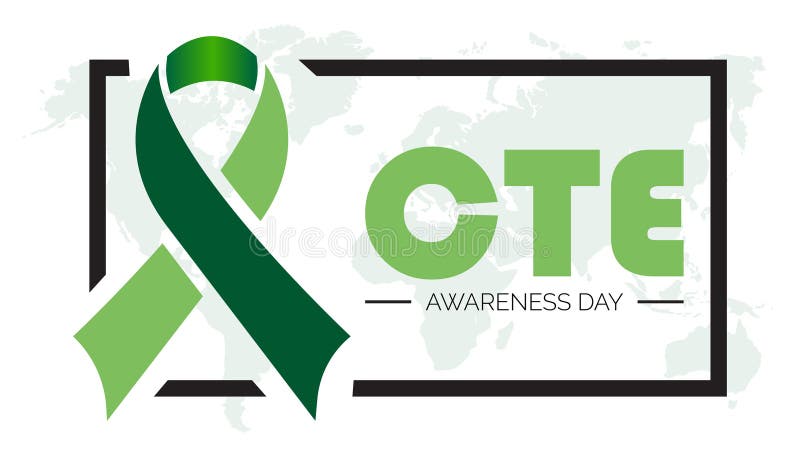 CTE Awareness Day Observed Each Year during January. Stock Vector ...