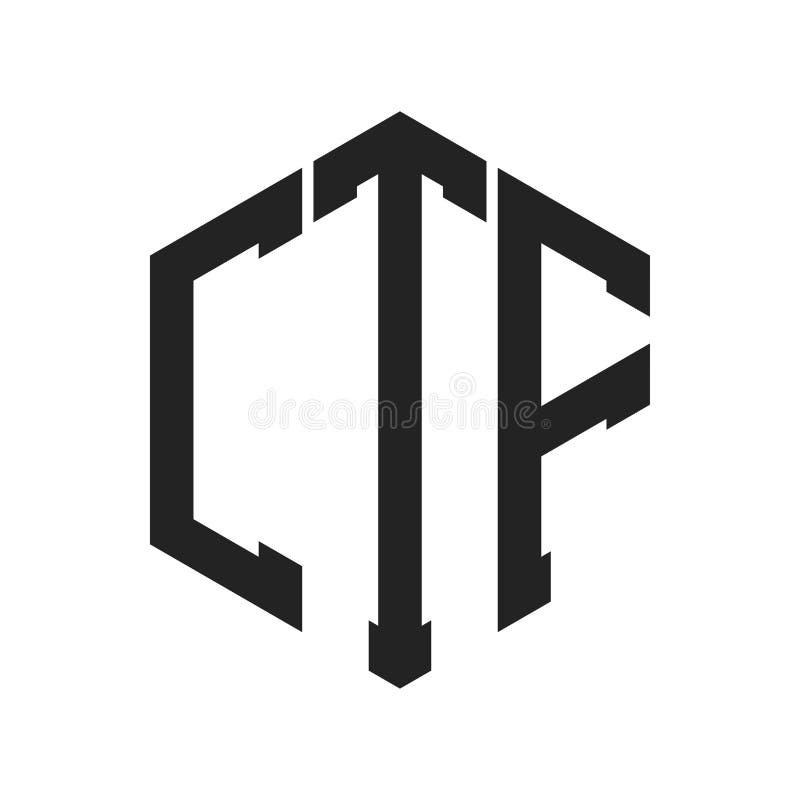 CTF Logo Design. Initial Letter CTF Monogram Logo Using Hexagon Shape ...