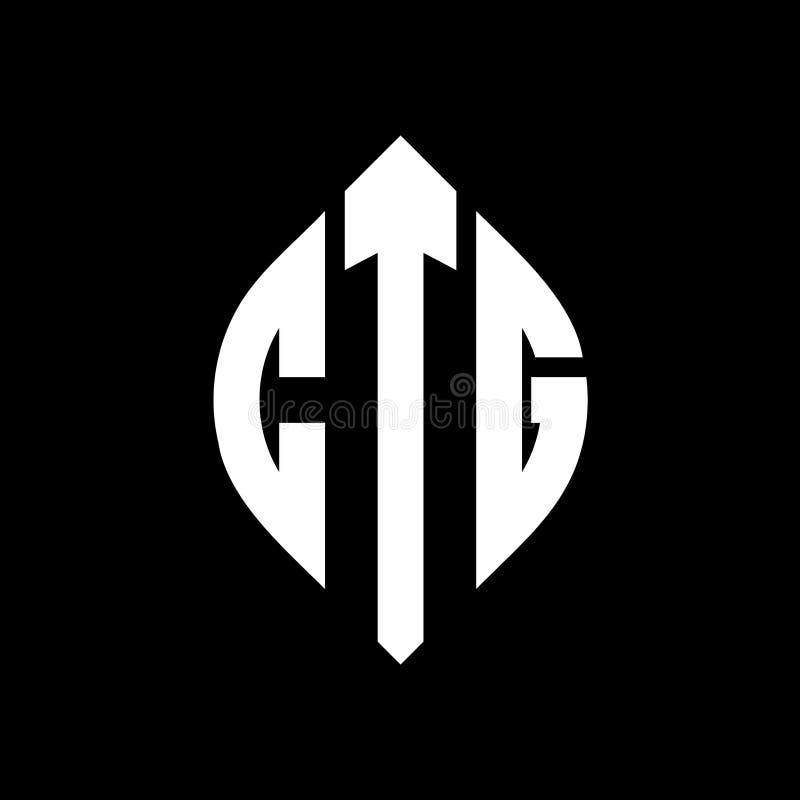 CTG Circle Letter Logo Design with Circle and Ellipse Shape. CTG ...