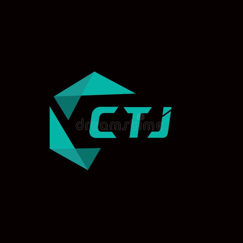 CTJ Creative Minimalist Letter Logo. CTJ Unique Vector Initials ...