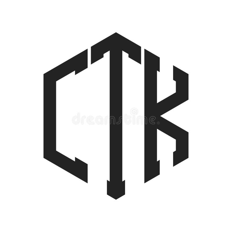 CTK Logo Design. Initial Letter CTK Monogram Logo Using Hexagon Shape ...