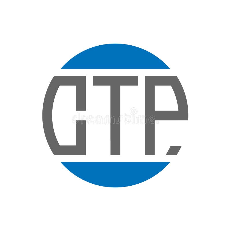 CTP Letter Logo Design on White Background. CTP Creative Initials ...