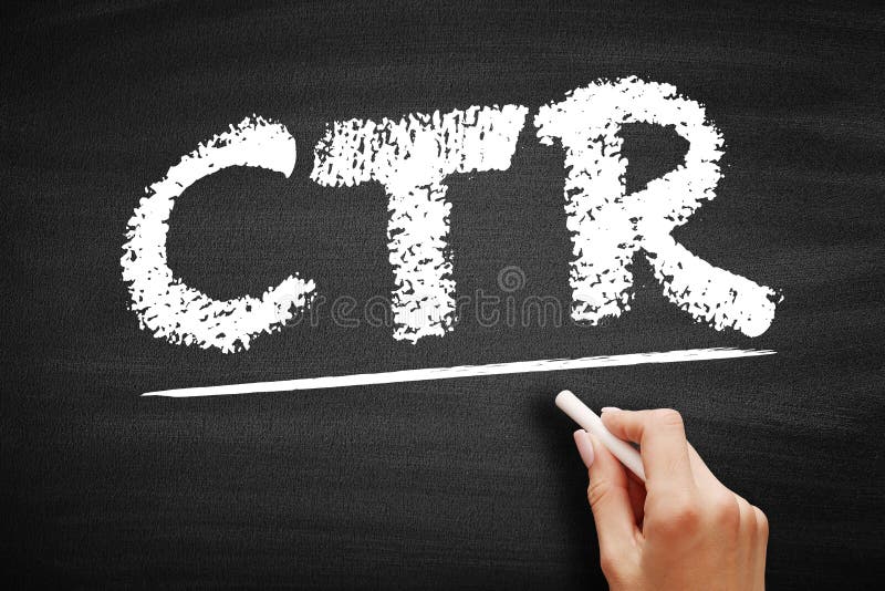 CTR Click-through Rate - Ratio of Users Who Click on a Specific Link To ...
