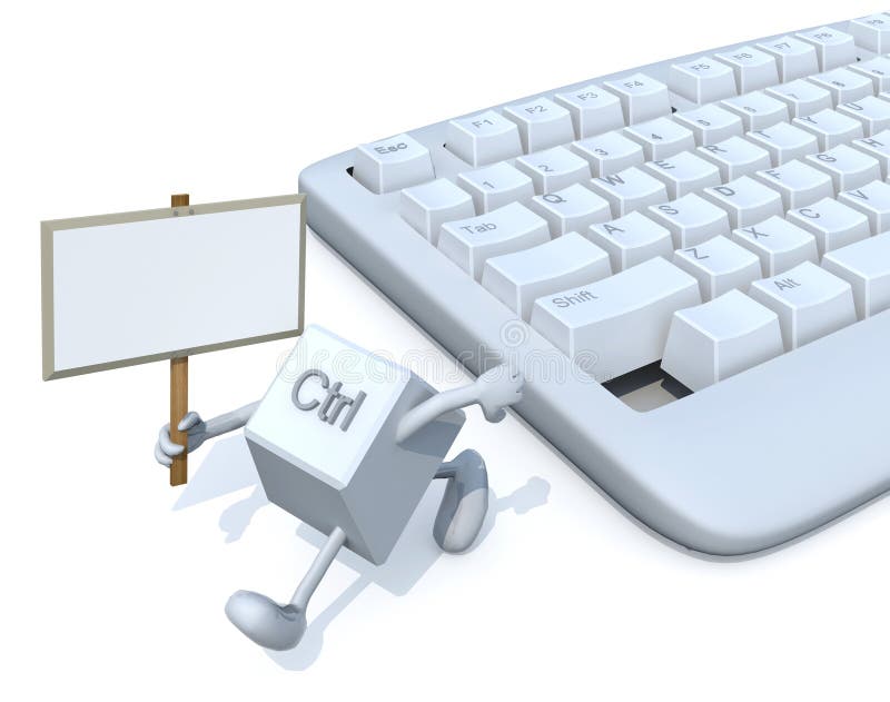 Ctrl-alt-del stock illustration. Illustration of ctrl - 13645689