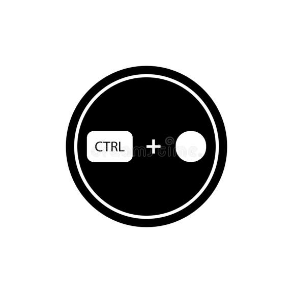 Ctrl key icon vector stock vector. Illustration of ctrl - 291188758