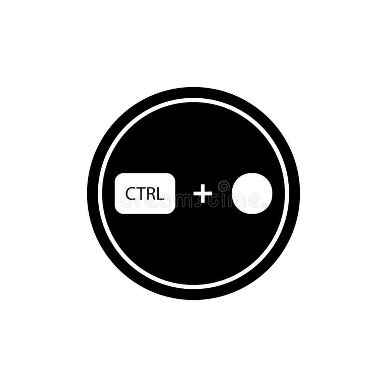 Ctrl key icon vector stock vector. Illustration of ctrl - 291188758