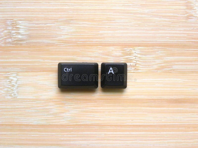 Ctrl a keys stock image. Image of english, electronic - 186919529