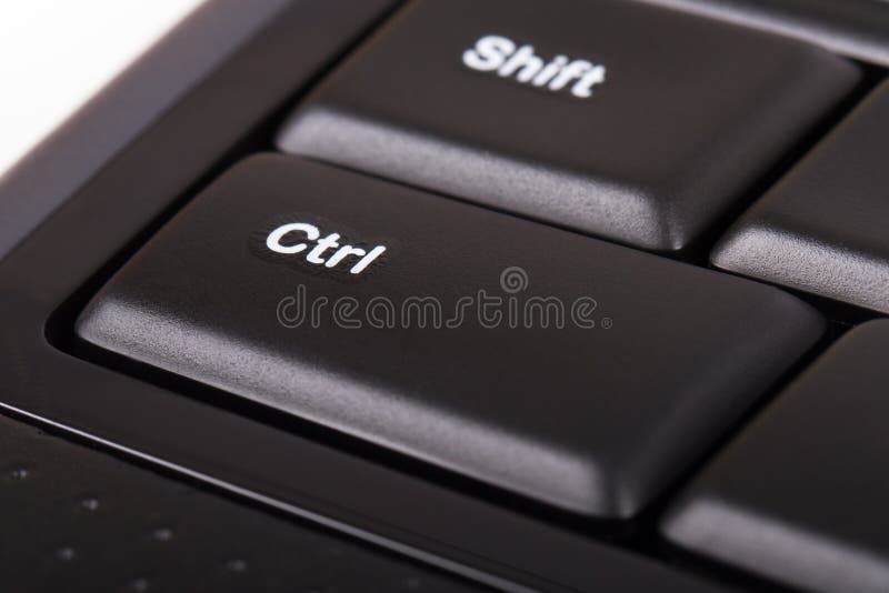 Ctrl-Taste stockbild. Bild von schwarzes, note, elektronisch - 20457279