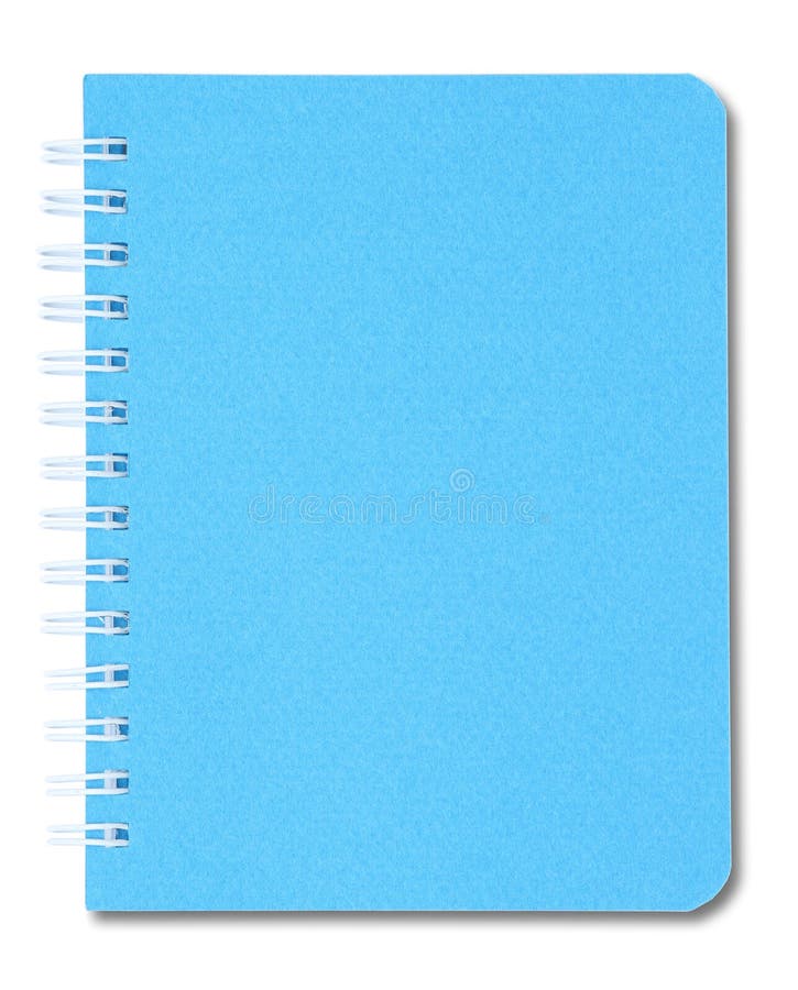 Cuaderno azul imagen de archivo. Imagen de material, ambiente - 26499741