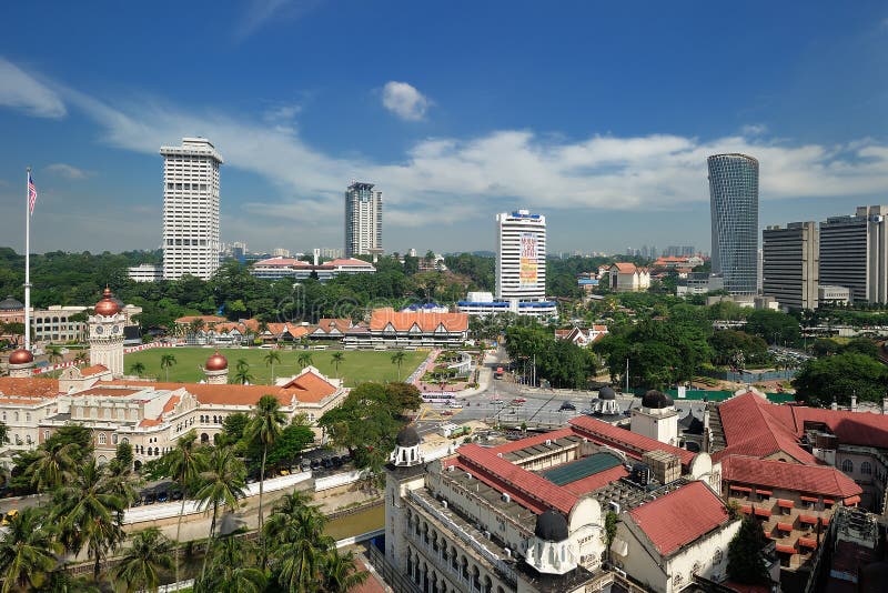 Cuadrado Dataran Merdeka De Merdeka Foto de archivo editorial - Imagen ...