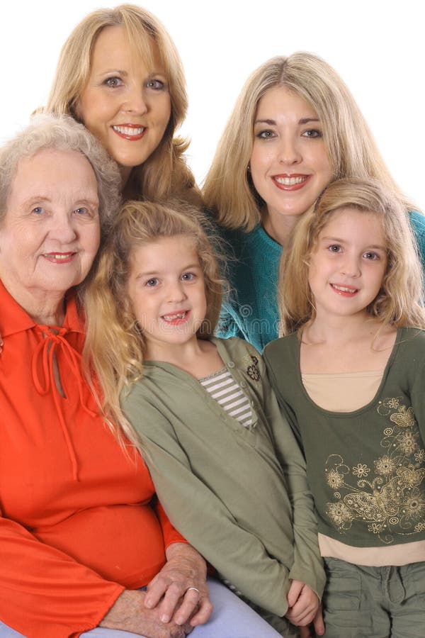 Cuadro De Cuatro Generaciones Imagen de archivo - Imagen de edad ...