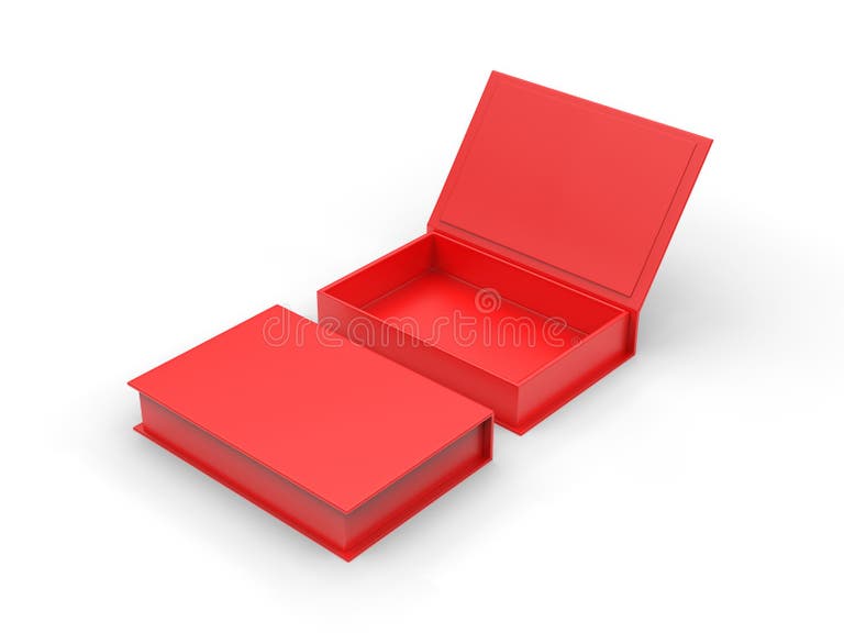 Cuadro De Libro Rectangular De CartÃ³n Blanco En Blanco, Modelo 3d ...