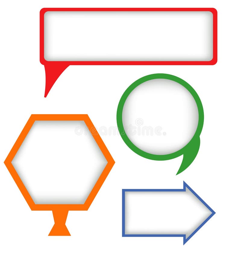 Cuadro de texto ilustración del vector. Ilustración de flujo - 43821150