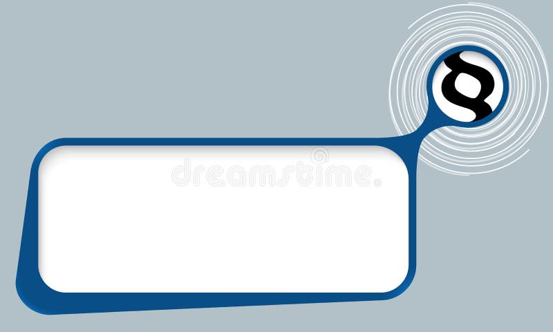 Cuadro de texto del vector ilustración del vector. Ilustración de marco ...