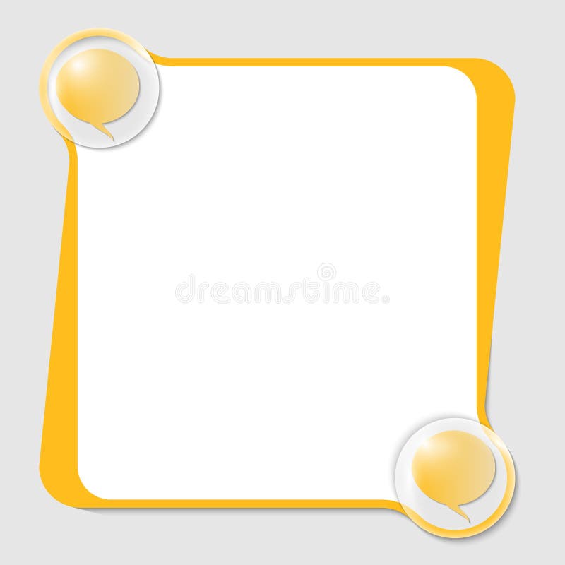 Cuadro De Texto Del Vector Para Cualquier Texto Ilustración del Vector ...