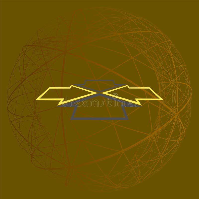 Cuatro Flechas Que Se Hacen Frente En Perspectiva Stock de ilustración ...