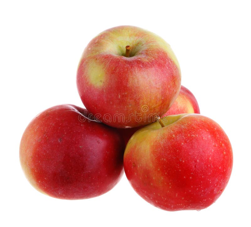 Cuatro Manzanas De Diversos Colores Y De Una Estancia Del Cuchillo En ...