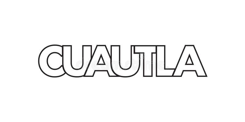 Cuautla in the Mexico Emblem. the Design Features a Geometric Style ...
