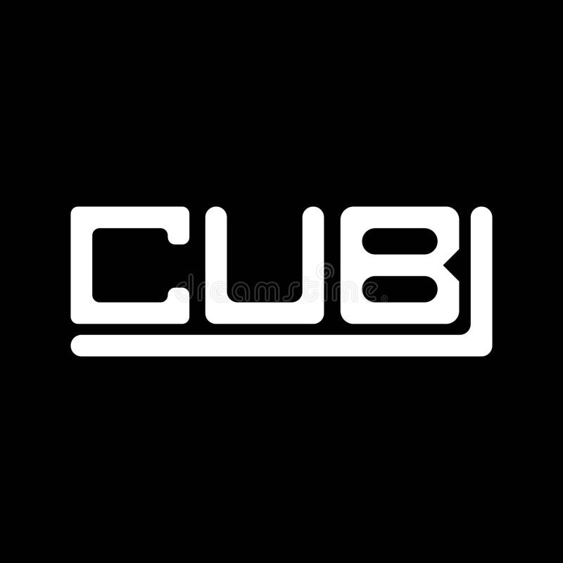 CUB Letter Logo Creative Design with Vector Graphic, CUBn Stock Vector ...
