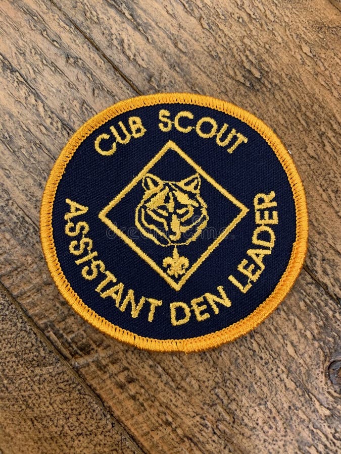 Cub Scout Assistant Den Leader Patch, Boy Scouts Editorial Photography ...