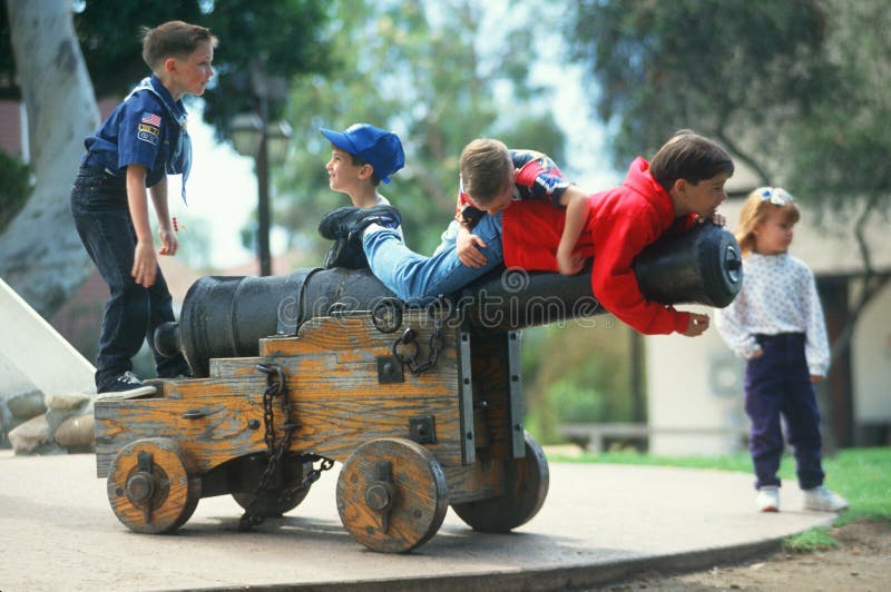 Cub Scouts playing editorial stock image. Image of color - 26249709
