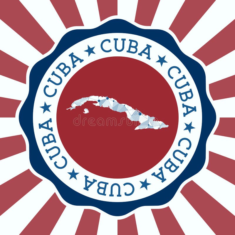 Cuba Badge. stock vector. Illustration of icon, border - 221509936