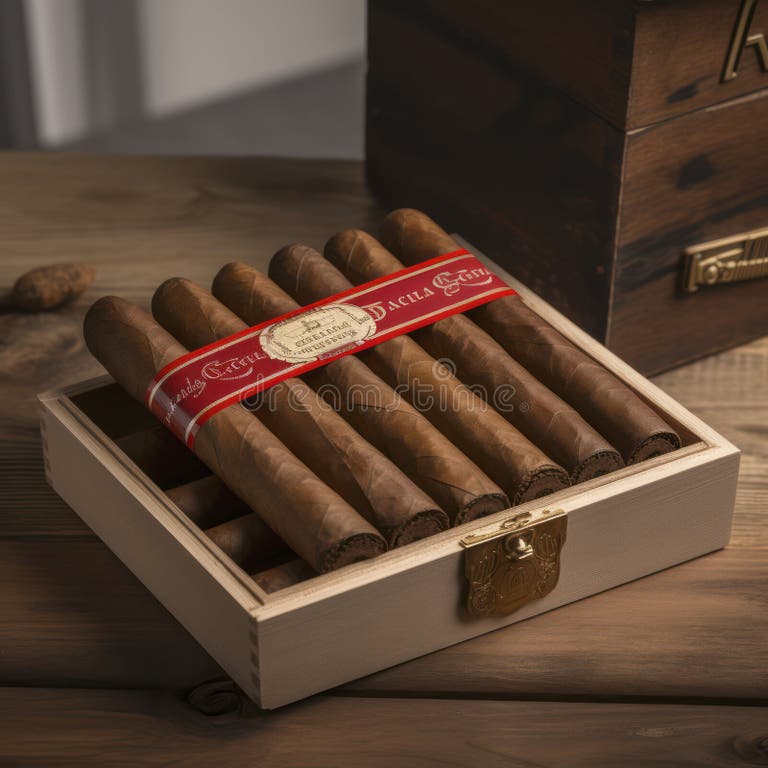 Cuba bundle of new cigars stock illustration. Illustration of cuban ...