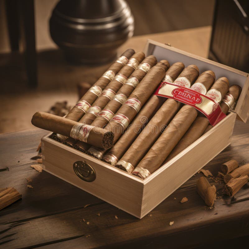 Cuba bundle of new cigars stock illustration. Illustration of cuban ...