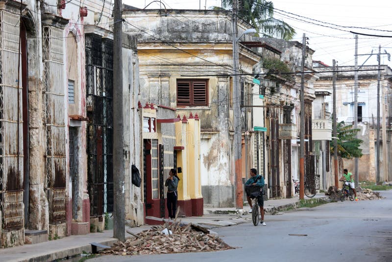 Cuba, Cardenas, Street Scene Editorial Photography - Image of color ...