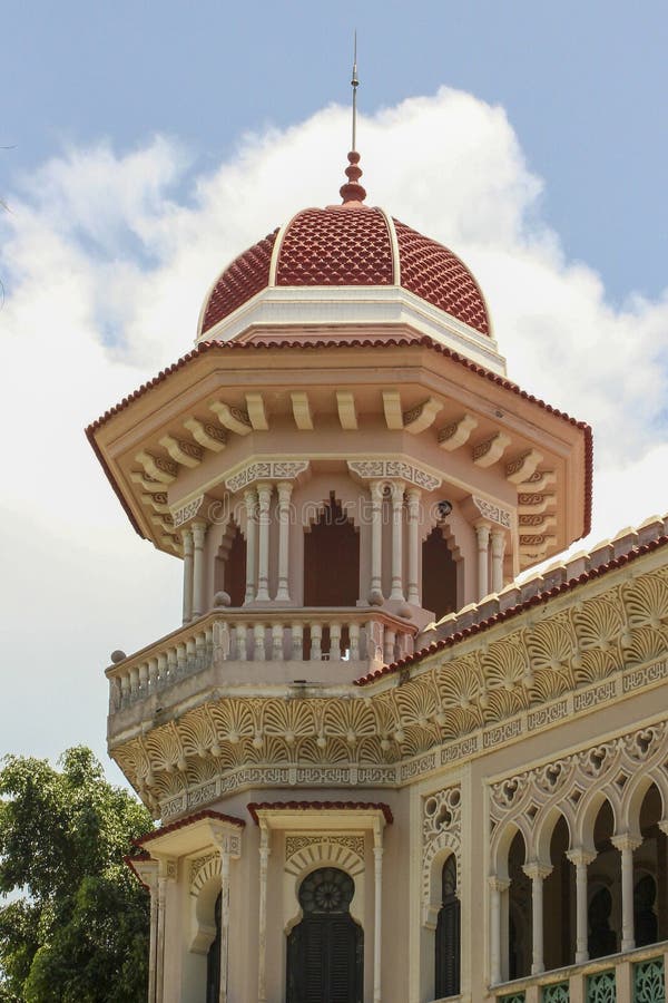 Cuba - Cienfuegos - Palacio De Valle - Tower and Dome Highlighting ...