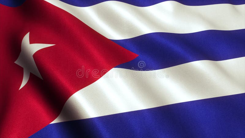 Cuba flag 4k animated stock footage. Video of composed - 156994000