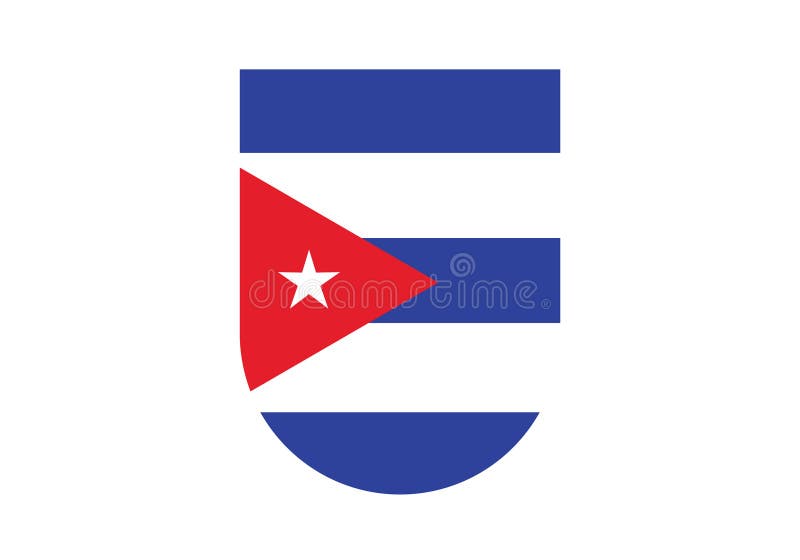 Cuba Flag Symbol Emblem State Stock Vector - Illustration of countries ...