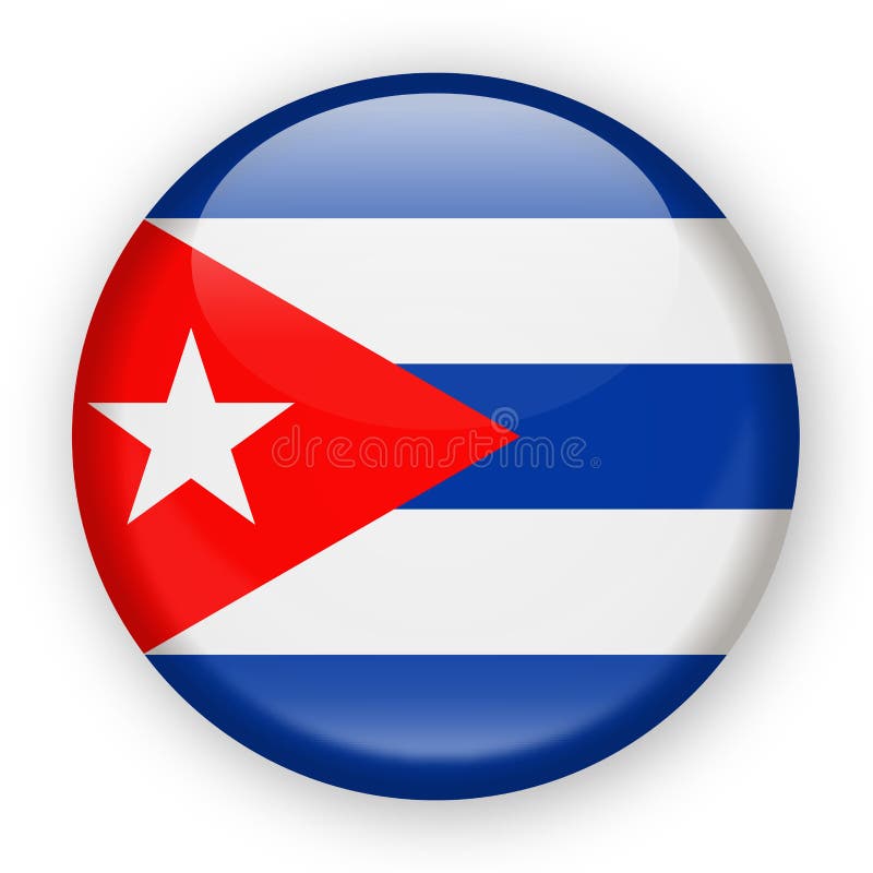 Cuba Flag Vector Round Icon Stock Illustration - Illustration of west ...