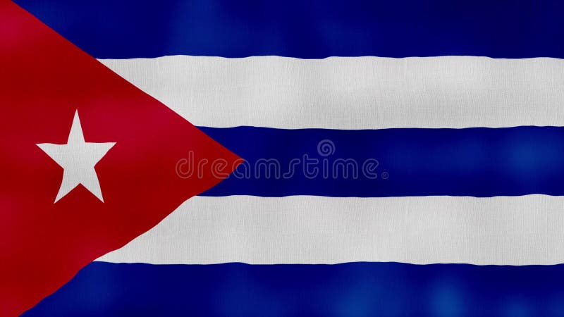 Cuba Flag Waving Cloth Perfect Looping, Full Screen Animation 4K ...
