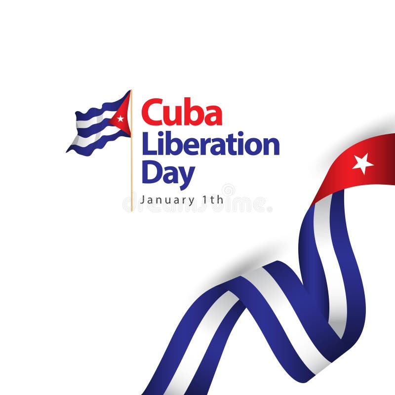 Cuba Liberation Day Greeting Card, Banner with Template Text Vector ...