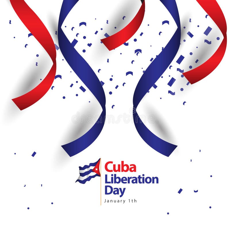Cuba Liberation Day Greeting Card, Banner with Template Text Vector ...